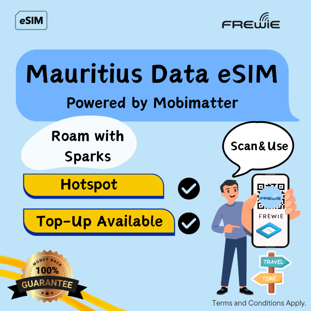 Sparks Mauritius eSIM Data Roaming | Topup Available | QR Code via ...