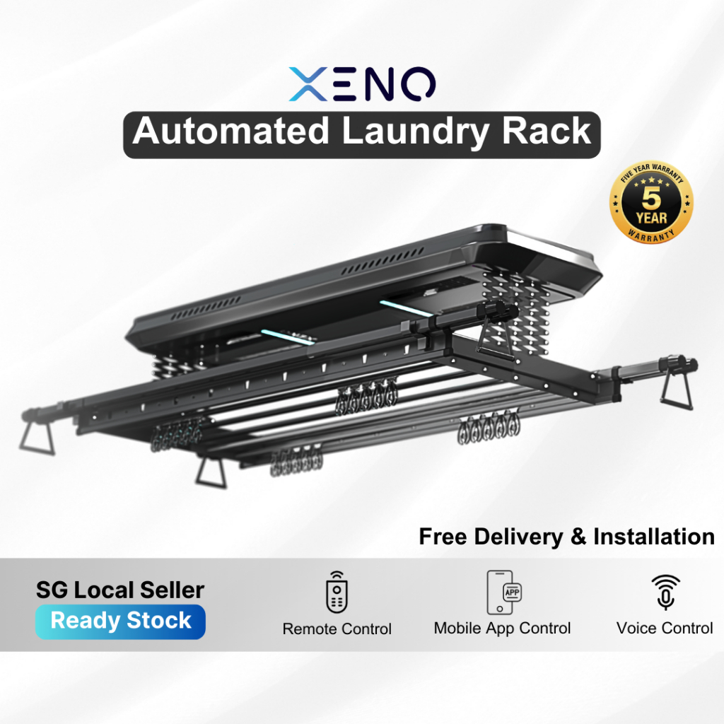 XENO Automated Laundry Rack | Smart Laundry System | Electric Clothes ...