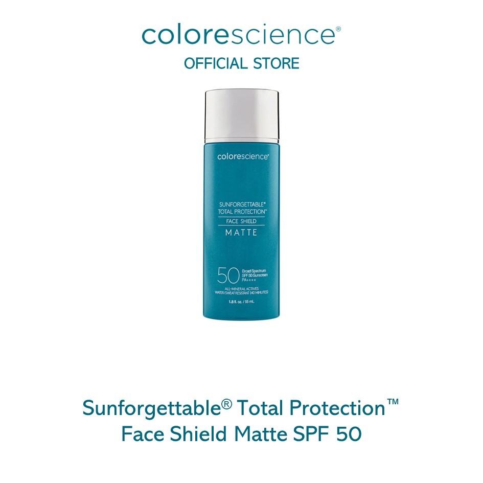Colorescience Face Shield Matte SPF 50 (55ml) - lightweight mineral SPF ...