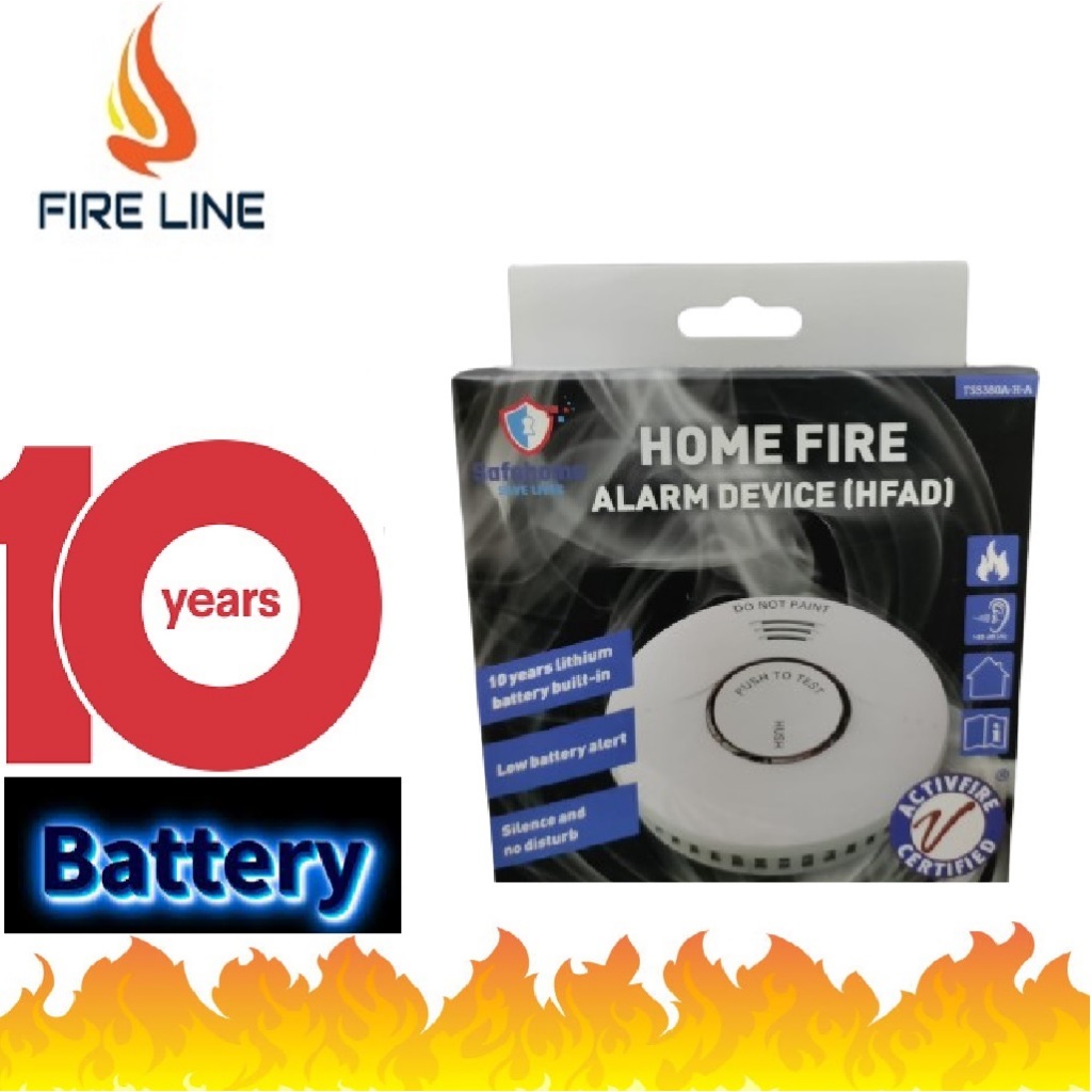 HOME FIRE ALARM DEVICE - SMOKE DETECTOR | Shopee Singapore