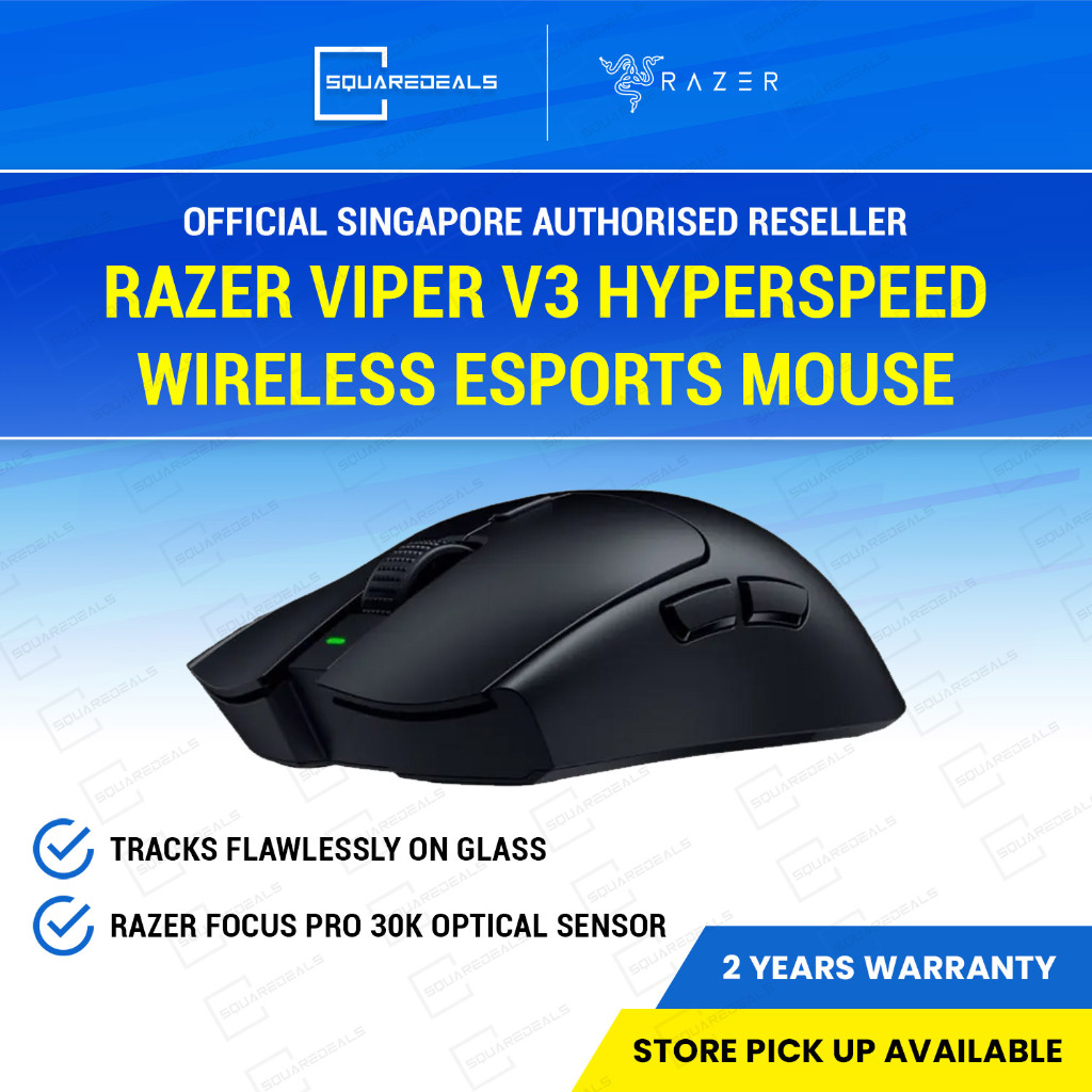 Razer Viper V3 HyperSpeed Wireless Esports Mouse Focus Pro 30K Optical ...