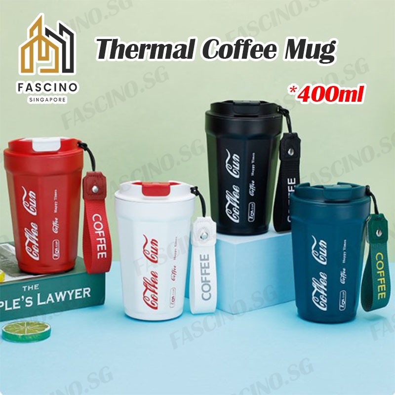 【SG】Mother's Day Gift 400ml insulated Mug Thermal Tumbler Coffee Mug ...