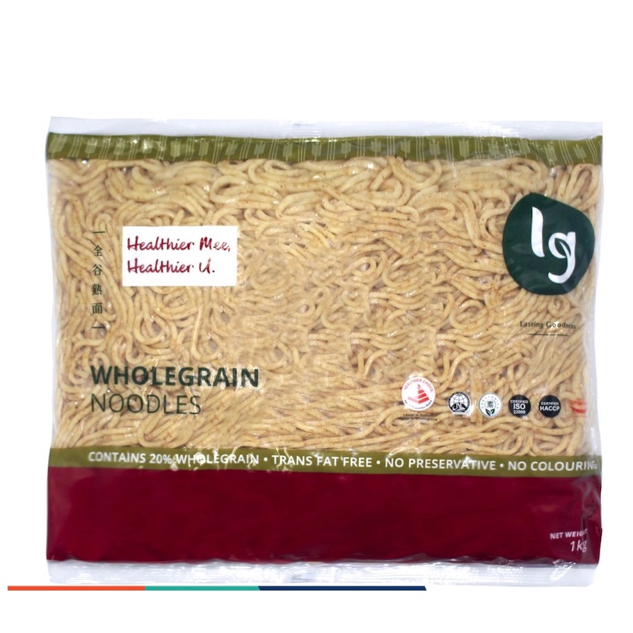 LG Wholegrain Noodles 1Kg 全麦黄面 | Shopee Singapore
