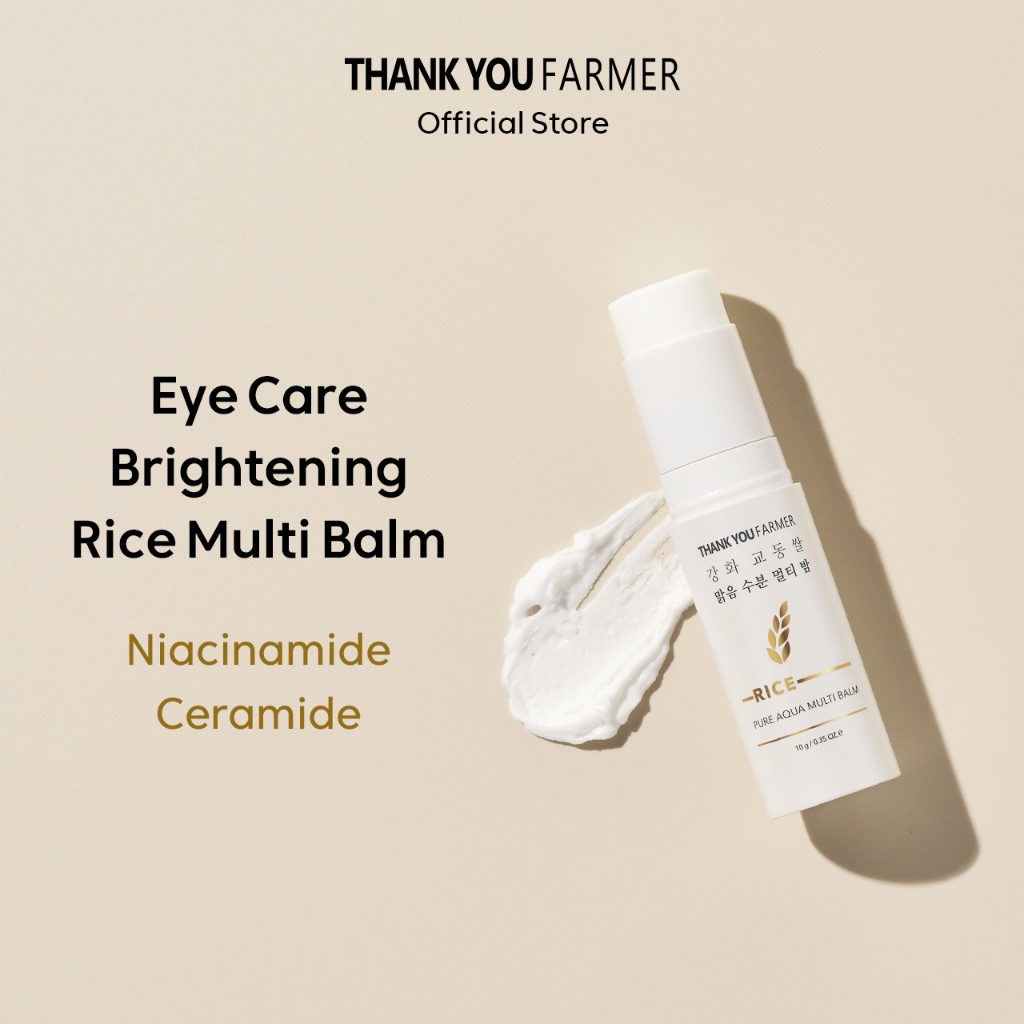THANK YOU FARMER Rice Pure Aqua Multi Stick Balm 10g | Shopee Singapore