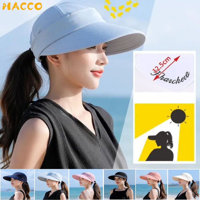 【SG】UPF50+ Summer Sun Hats UV Sun Hat Cycling Windproof Hat Empty Top ...