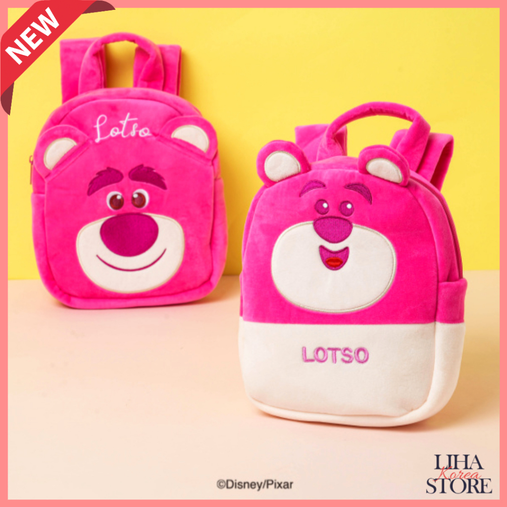 Korea Daiso Pixar Toy Story Lotso Bag Backpack Lotso Character 3D ...