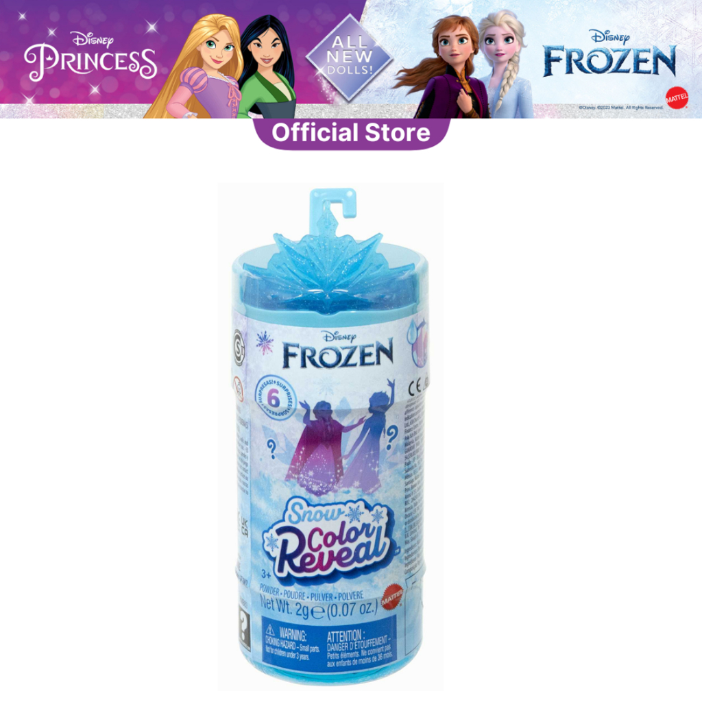Disney Frozen snow color reveal dolls with 6 surprises, styles may vary ...