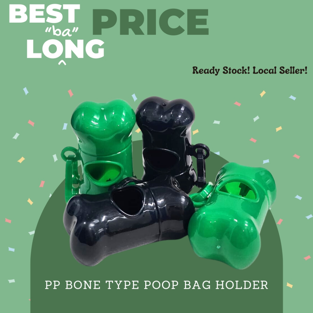 PP Bone Type Dog Poop Bag Holder | Shopee Singapore