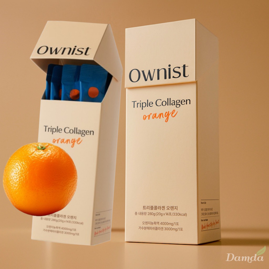 [OWNIST] Triple Collagen Orange Beauty Drink 1Box | Skin Care ...