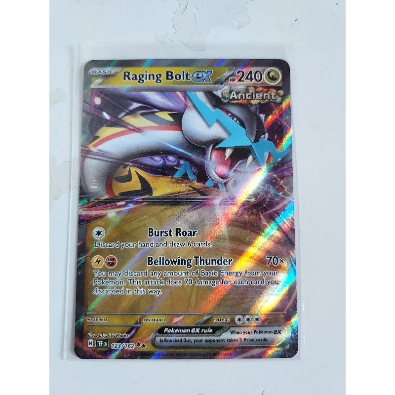 Pokemon raging bolt ex temporal forces card | Shopee Singapore