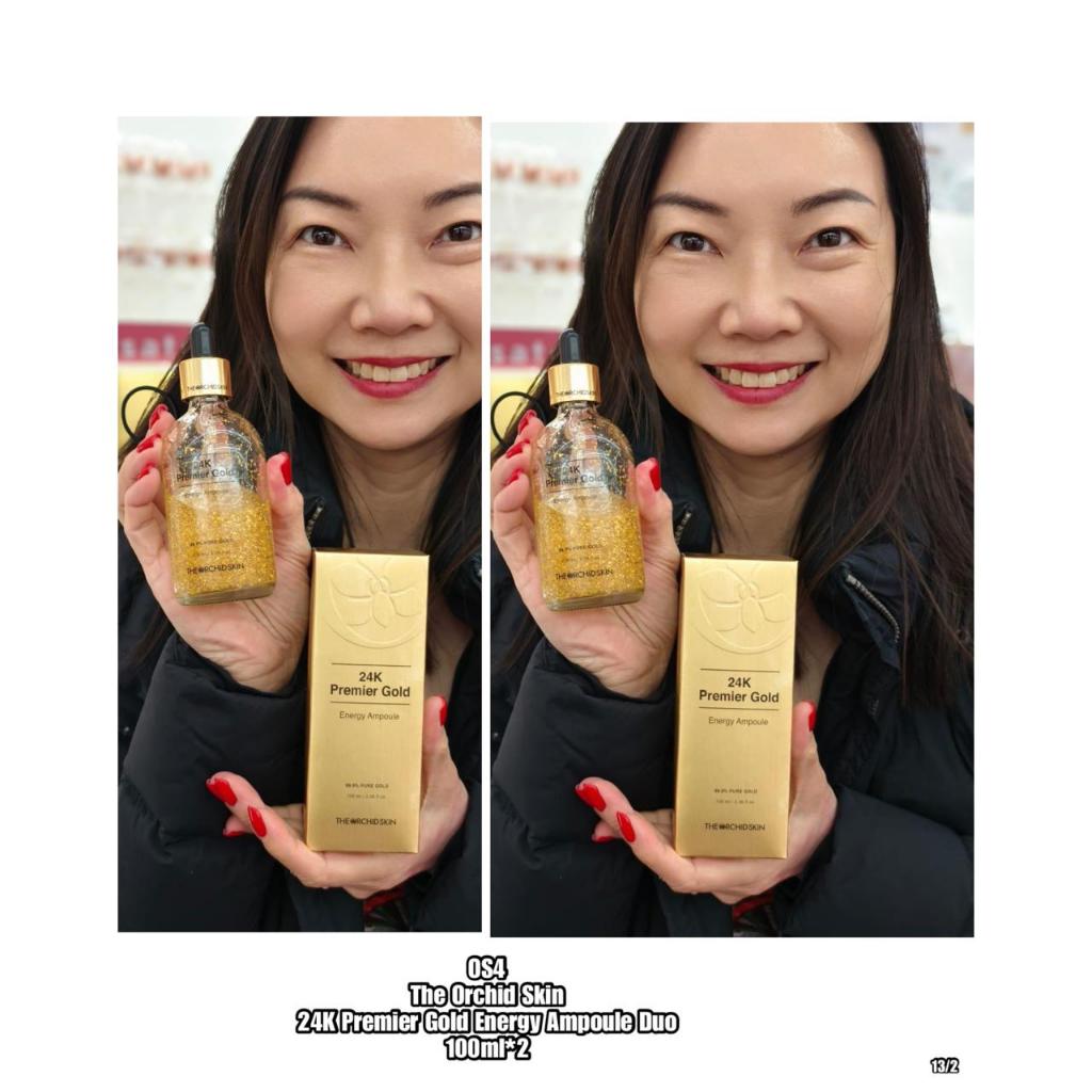 PRE-ORDER OS4 THE ORCHID SKIN 24K Premier Gold Energy Ampoule Duo | Shopee Singapore