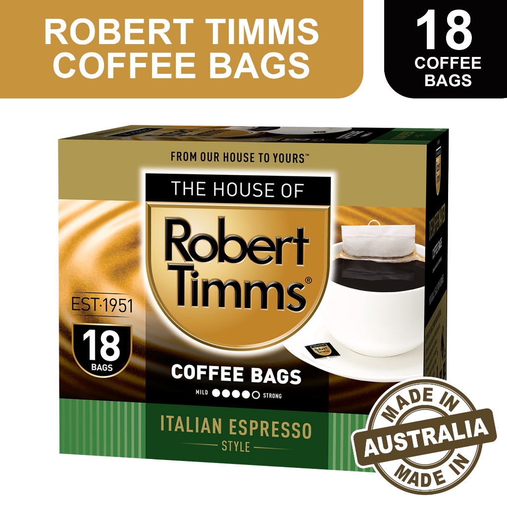 Robert Timms Coffee Bags Italian Espresso (18s) | Shopee Singapore