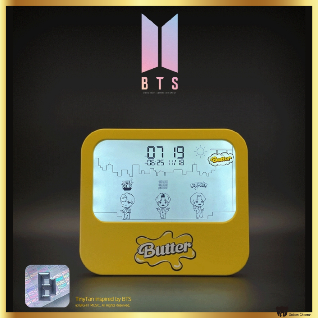 BTS Butter Animation Clock Set Your Own Alarm | Shopee Singapore