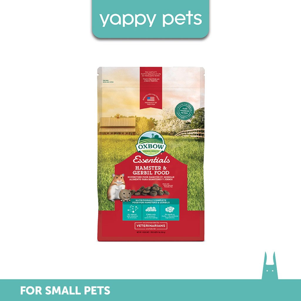 Oxbow Essentials Hamster & Gerbil Food 1lb | Shopee Singapore
