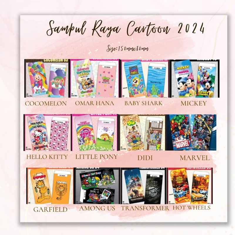 *Readystock Last courier on 8/4 to get by raya* 2024 New Sampul Design ...