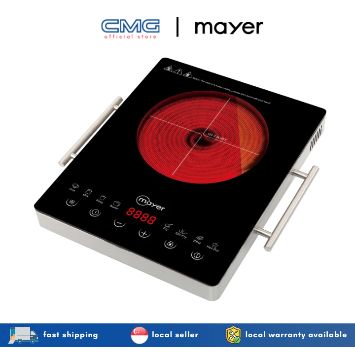 Mayer 2000W Ceramic Cooker MCC317 (Comes with Free Grill Plate ...