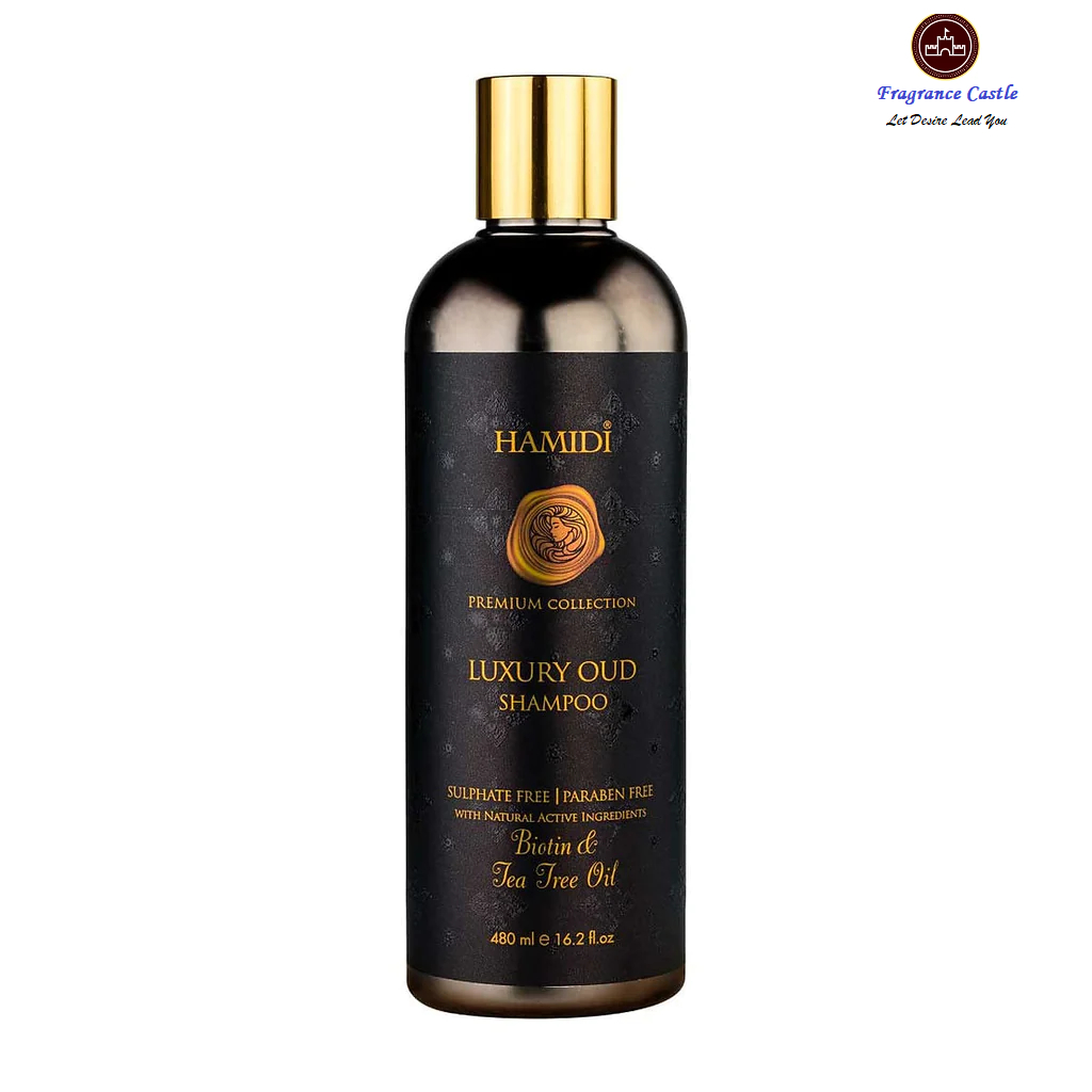 HAMIDI LUXURY OUD SHAMPOO BIOTIN & TEA TREE OIL - 480ML | Shopee Singapore