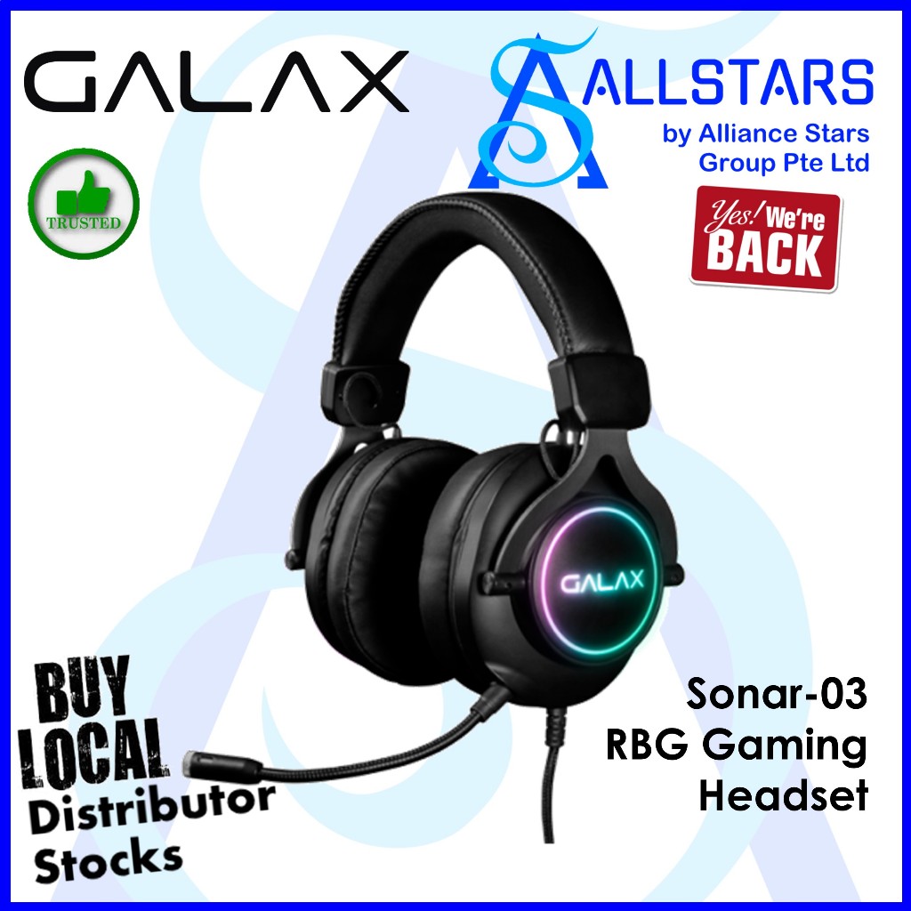 (ALLSTARS)GALAX Sonar03 / GALAX Sonar 03 RGB Gaming Headset / USB ...
