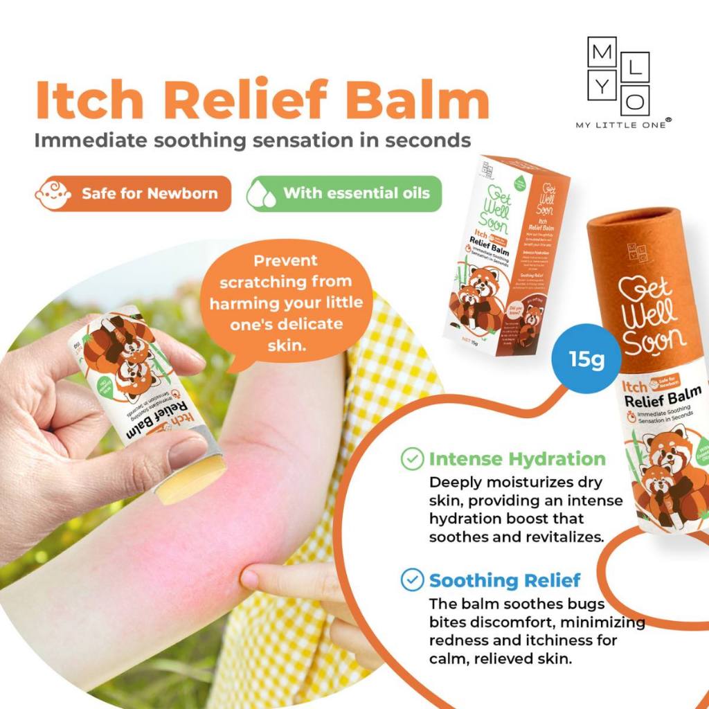 MyLO Itch Relief Balm - Bugs Bite, Skin Rash & Hives | Shopee Singapore