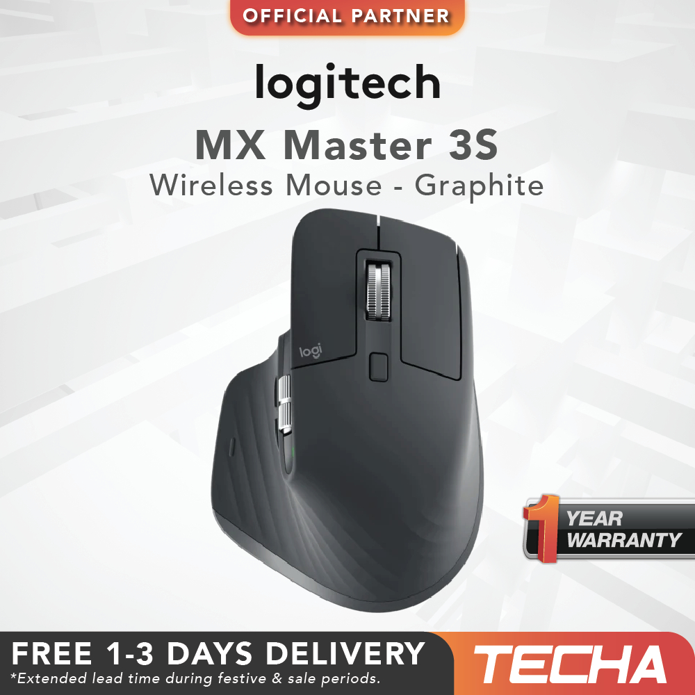 Logitech MX Master 3S Wireless Mouse -Graphite | Shopee Singapore