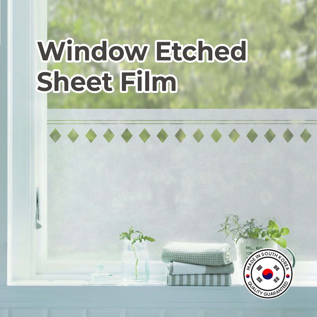 Lovehouse Solar Frosted Adhesive Window Glass Sheet Sticker Privacy ...