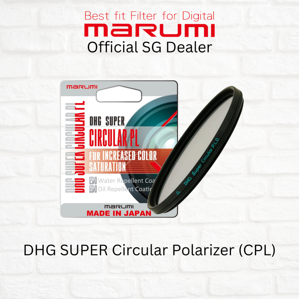 Marumi DHG SUPER Circular Polarizer PL CPL C-PL 40.5mm 46mm 52mm 55mm ... Marumi DHG SUPER Circular Polarizer PL CPL C-PL 40.5mm 46mm 52mm 55mm ...