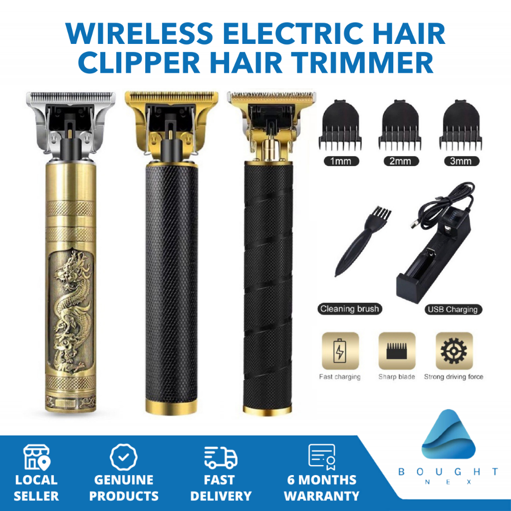 Wireless Electric Hair Clipper Hair Trimmer Barber Haircut Battery ...