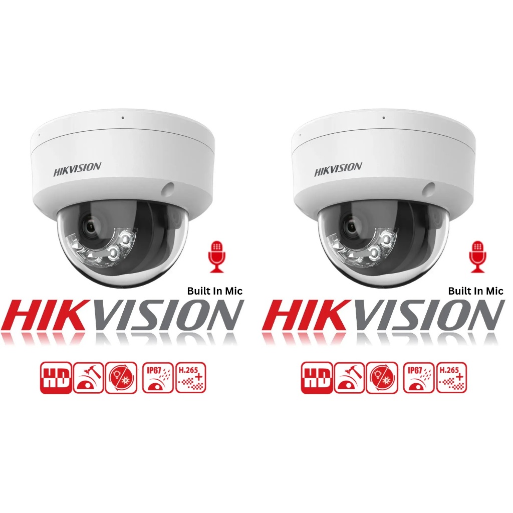 HIKVISION IP POE SYSTEM PACKAGE (2 CAMERA + 4 CHANNEL NVR + 1TB HDD ...
