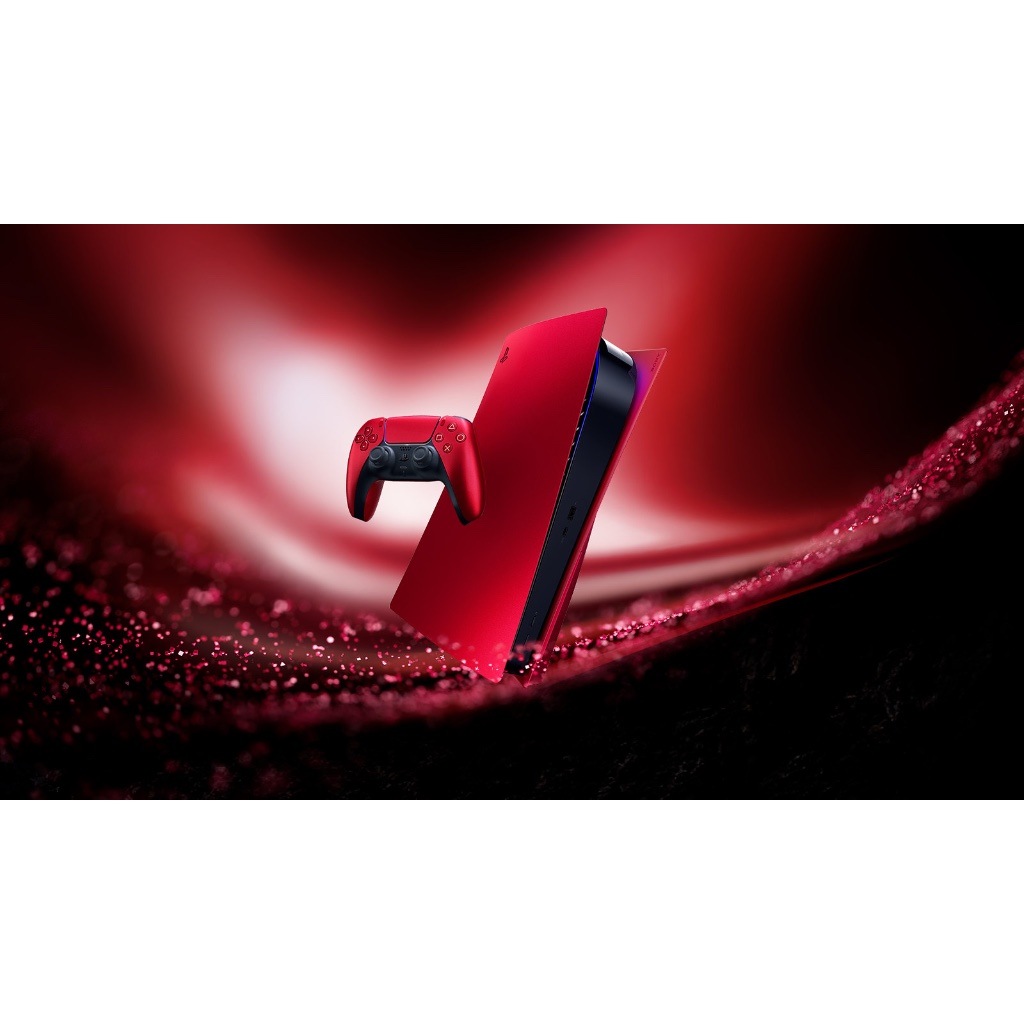 PS5 Official Face Plate Volcanic Red Cover (Singapore Official Product ...