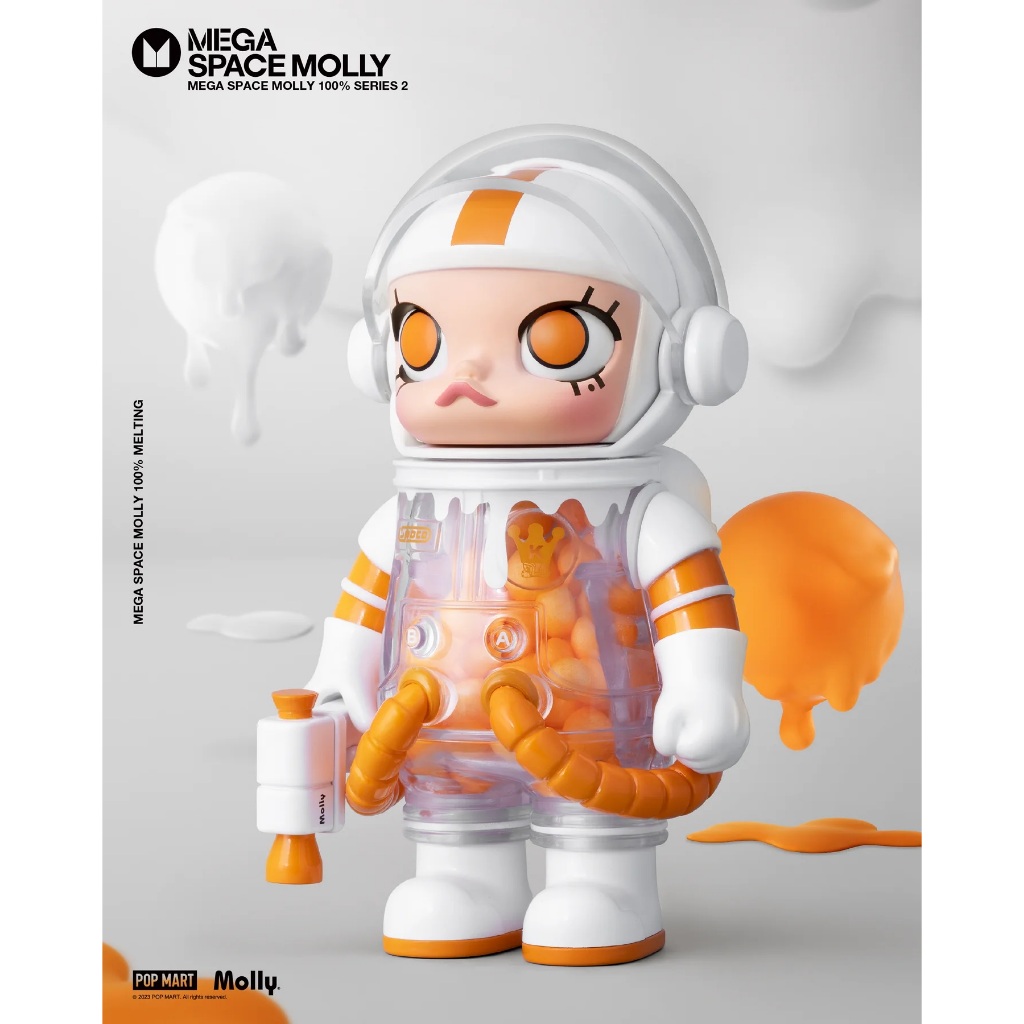 POP MART Mega Space Molly Series 2 100% Melting SUPER SECRET Figurine ...