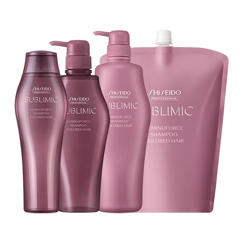 Shiseido Professional Sublimic Luminoforce Shampoo 250ml / 500ml / 1000ml / 1800ml (For Colored ...