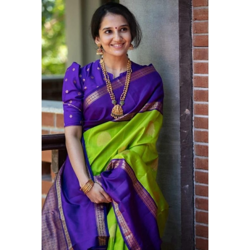 SG READYSTOCK Latest Design Soft Lichi Silk Sarees for Women Beautiful ...