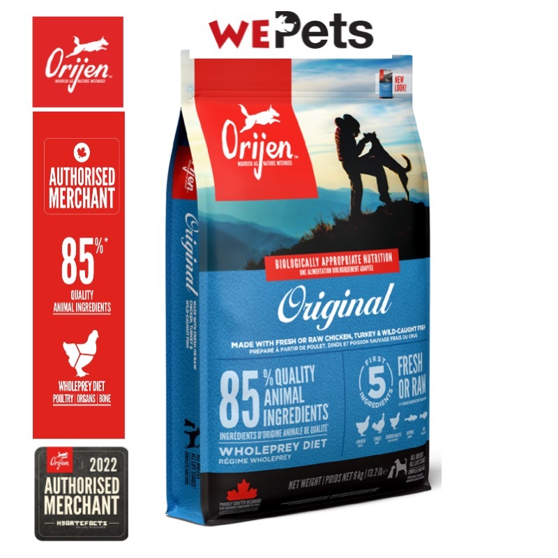 ORIJEN Original Dog Dry Food (2kg/6kg) | Shopee Singapore