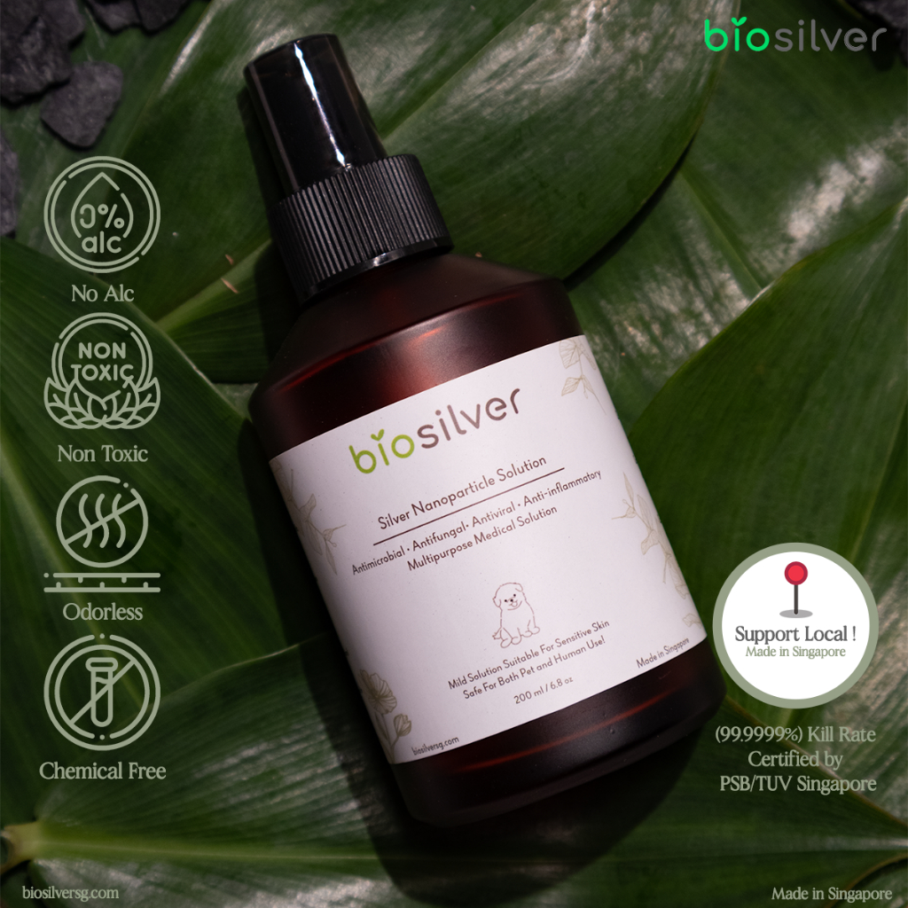 [Made in Singapore] BIOSILVER 200ml Colloidal Silver Spray ...
