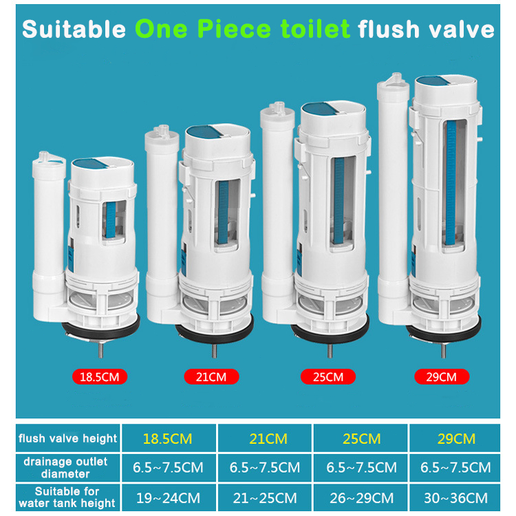 [SG Stock] one piece toilet flush valve Dual Flush Push Button 52mm ...