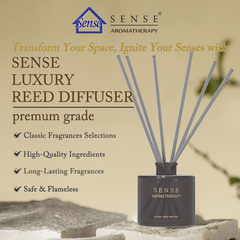 [PREMIUM GIFT ]SENSE Reed Diffuser 120ml SENSE Premium Diffuser Gift ...