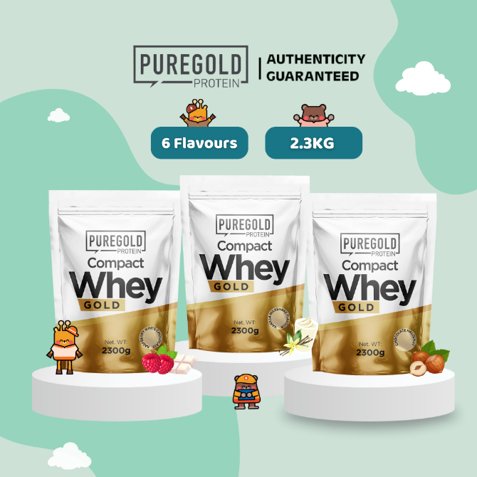 Pure Gold Compact Whey Gold Protein Powder 2.3KG | Chocolate ...