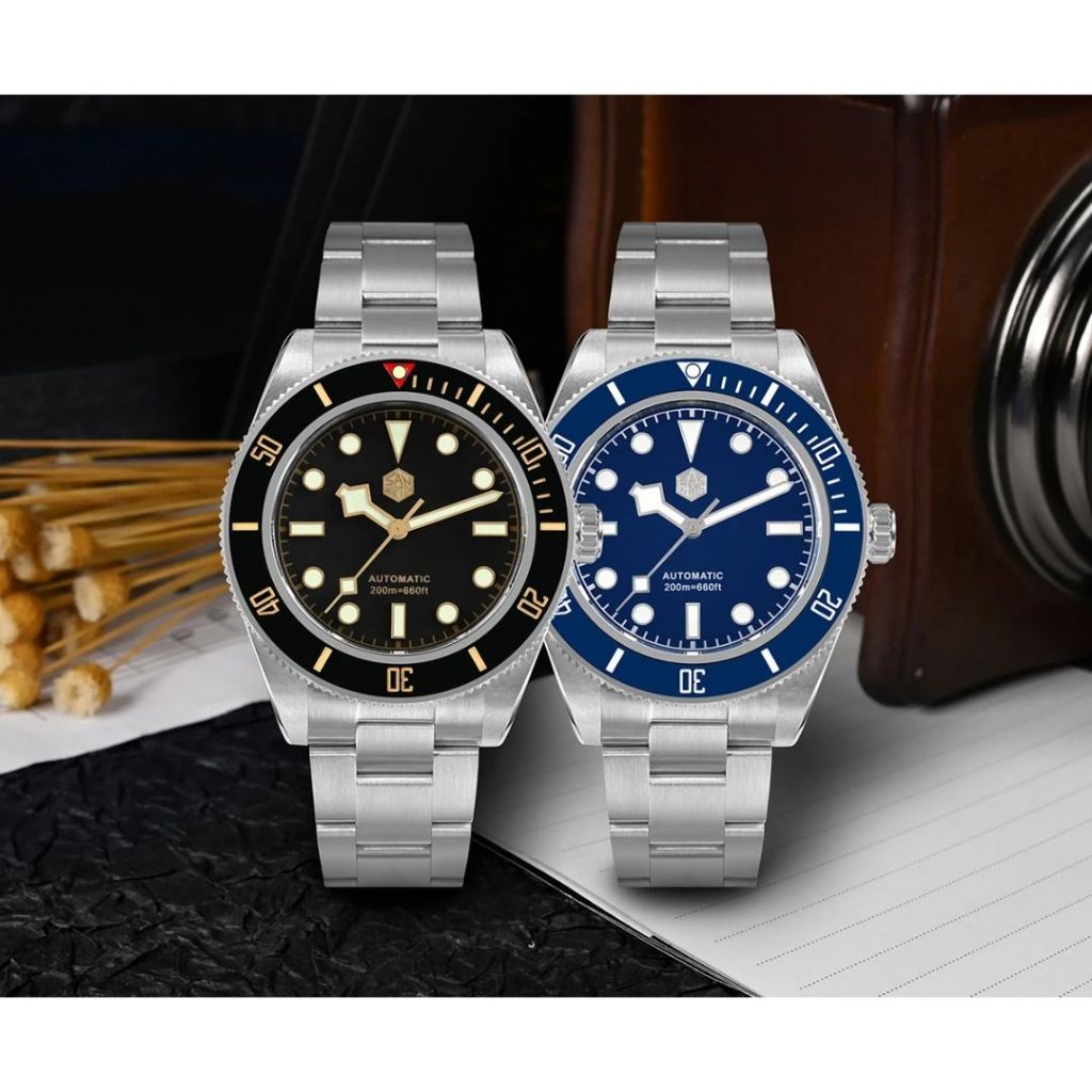 San Martin SN0008-G-C NH35 Automatic 40mm 200m Men's Watch | Shopee ...