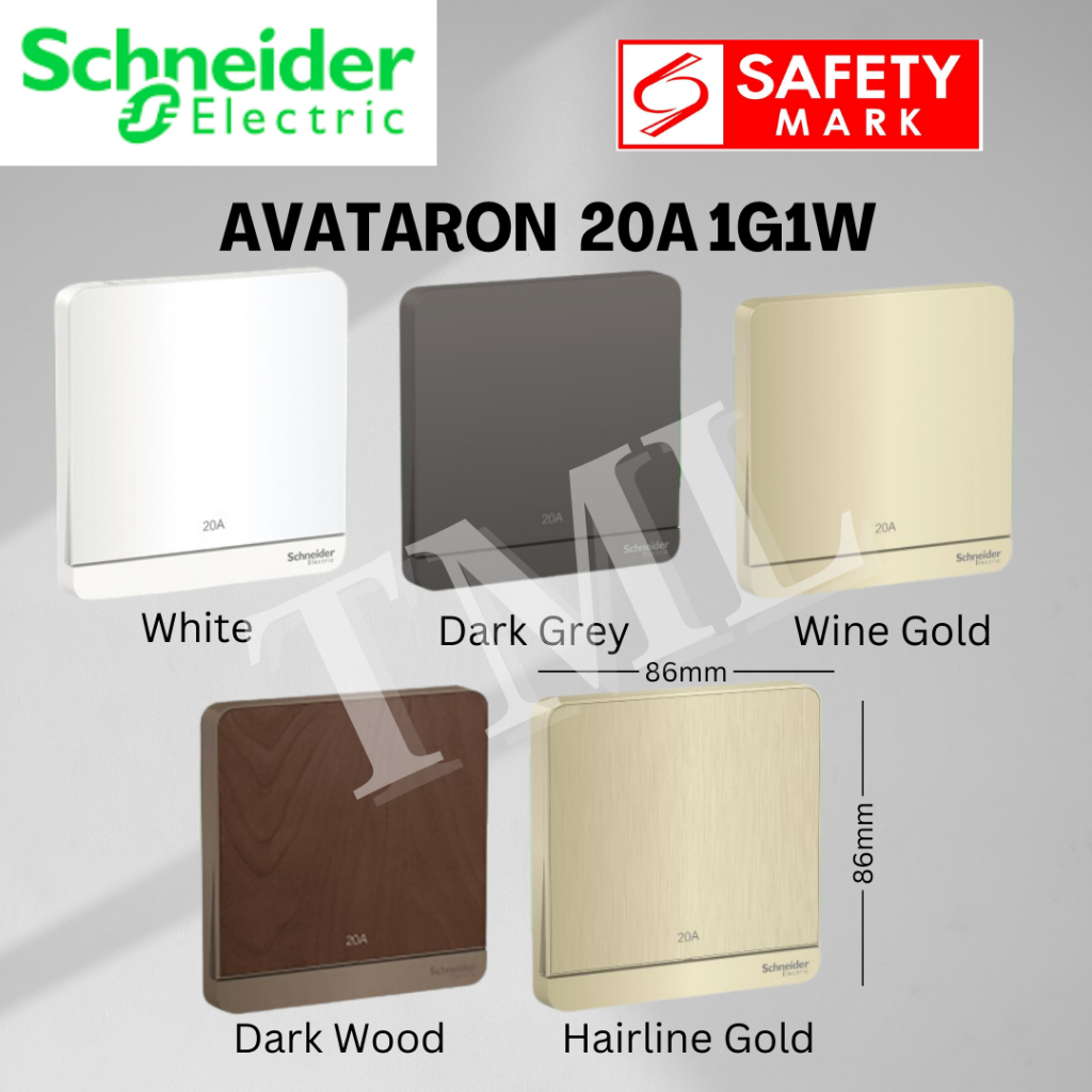 Schneider AvatarOn Switch Socket Wine Gold Dark Grey White Avatar On ...