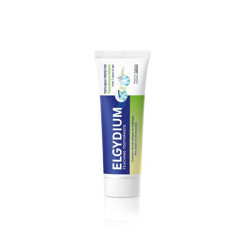 Elgydium PLAQUE DISCLOSING Teaching Toothpaste 50ml | Shopee Singapore