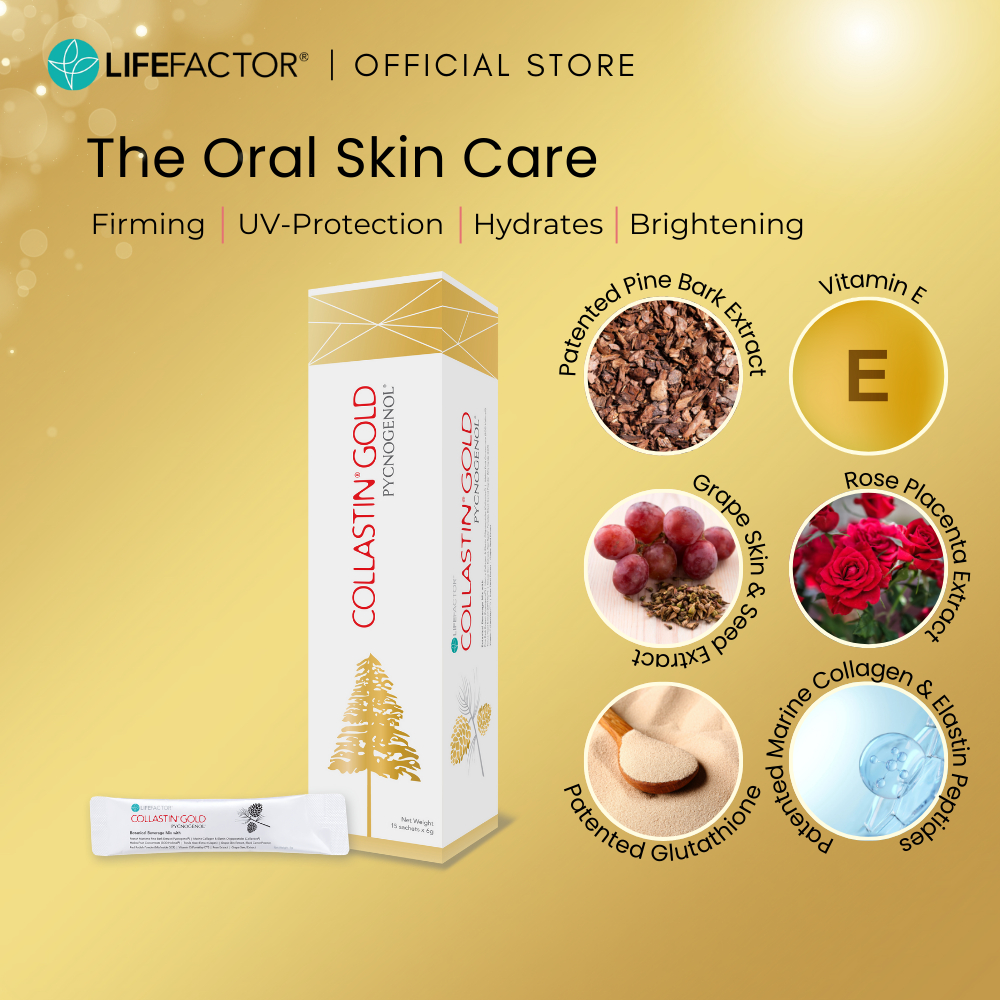 LIFE FACTOR® Collastin® Gold Pycnogenol® Firming, Anti-glycation ...