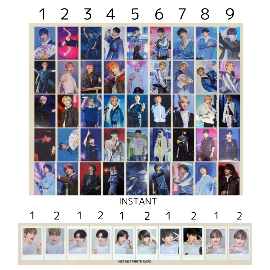 TXT WORLD TOUR ＜ACT : PROMISE＞ ENCORE IN JAPAN OFFICIAL MERCHANDISE LIVE INSTANT PHOTO CARD ...