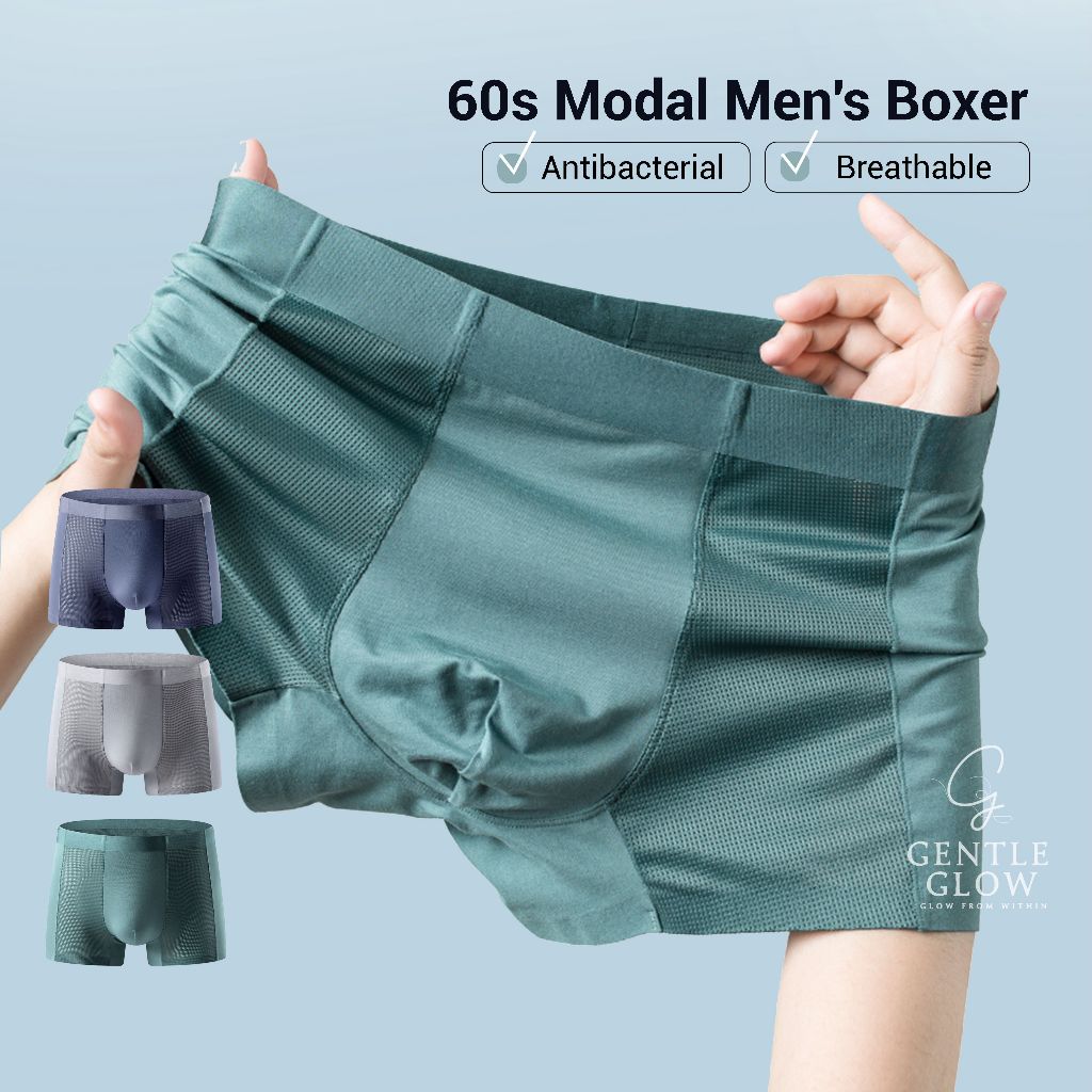SG - 60s Modal Mens Underwear Premium Cooling Breathable Absorbent Mens ...