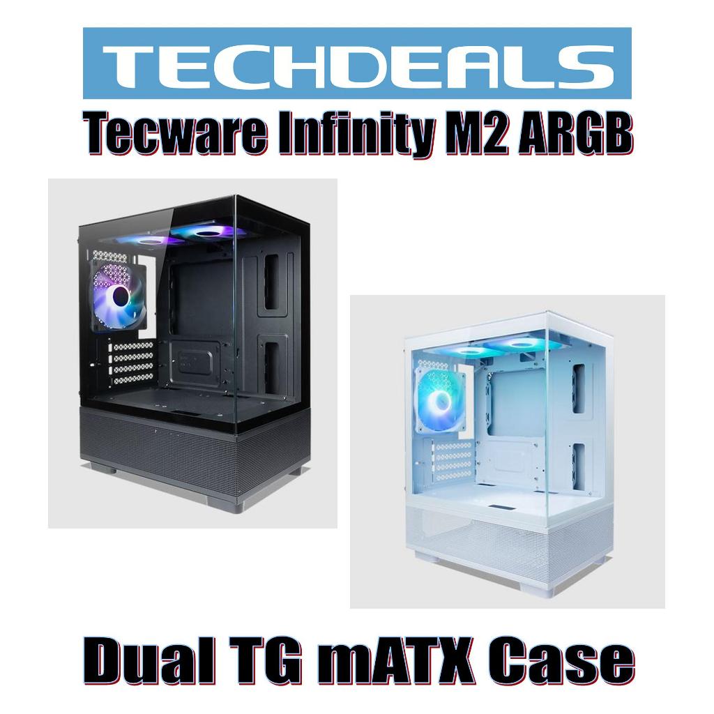 Tecware Infinity M2 ARGB Dual TG mATX Case | Shopee Singapore