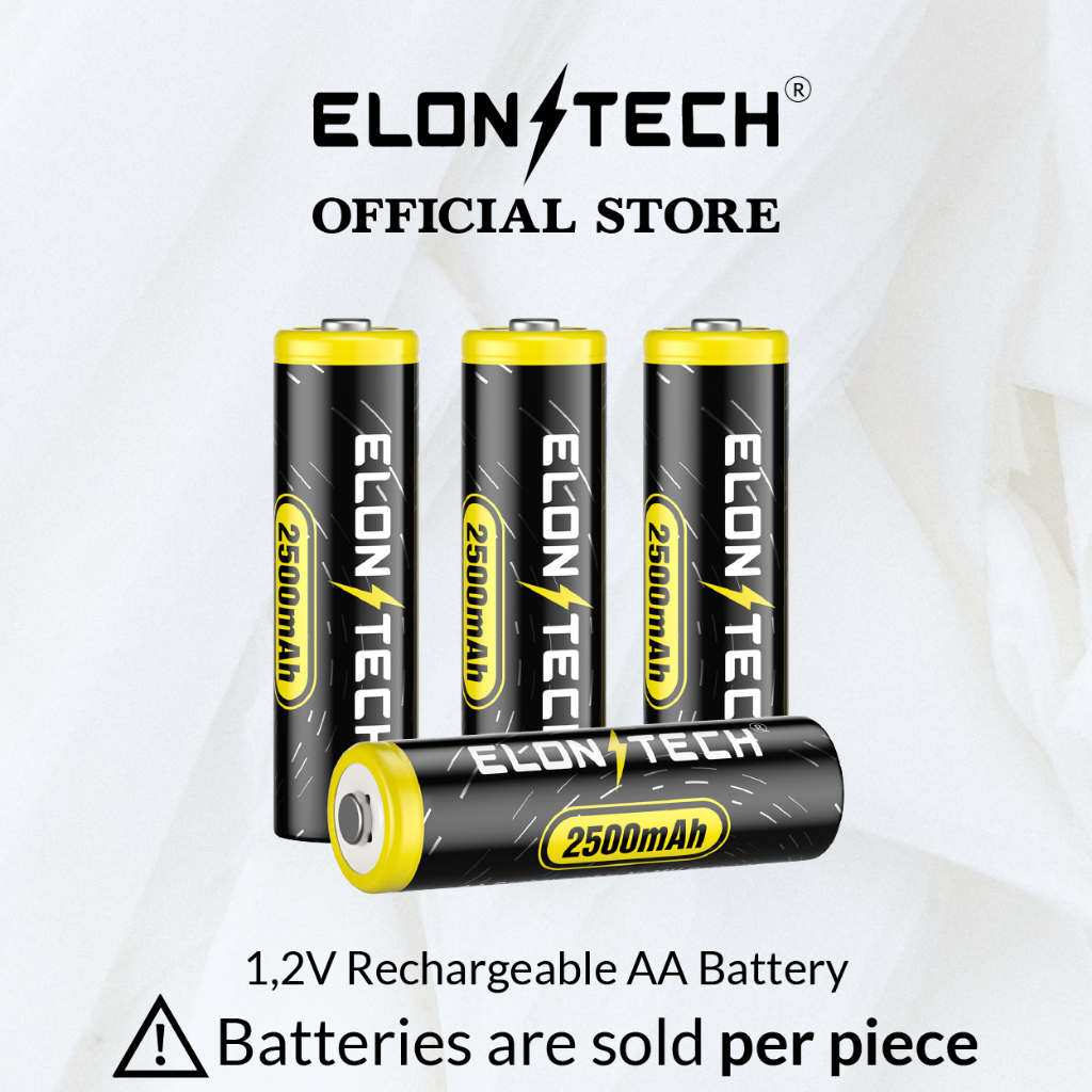 ELONXTECH - POWERCELL Rechargeable AA/AAA Batteries and Charger ...