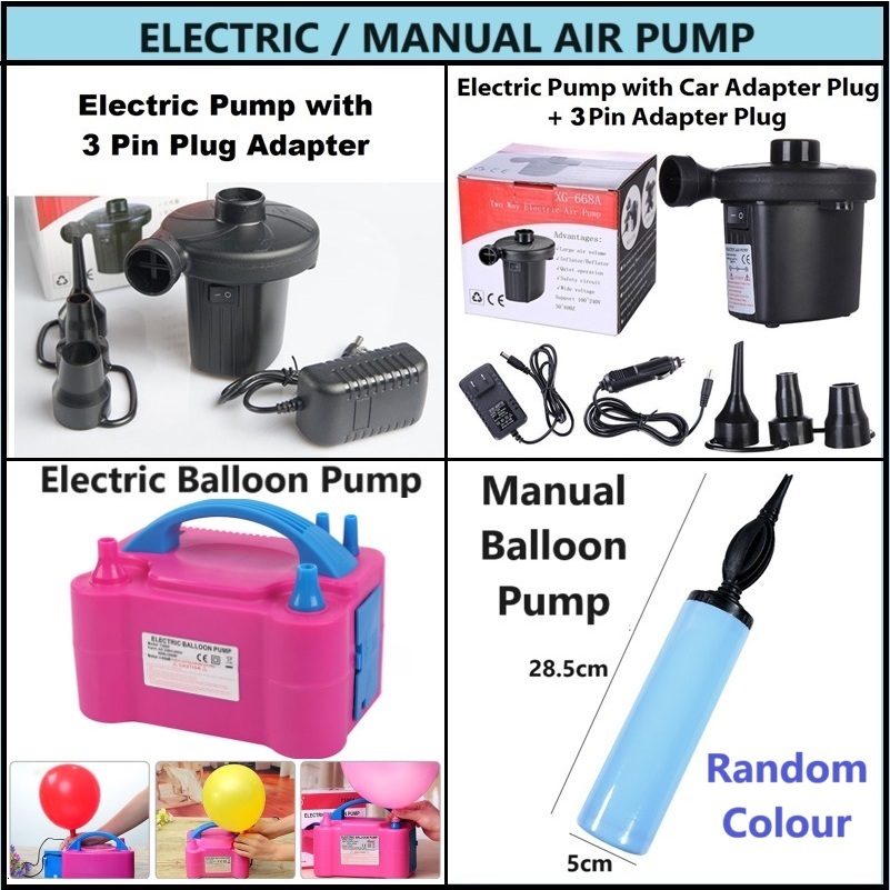 Electric Balloon Pump / Electrical Air Mattress Swimming Float Pumps ...