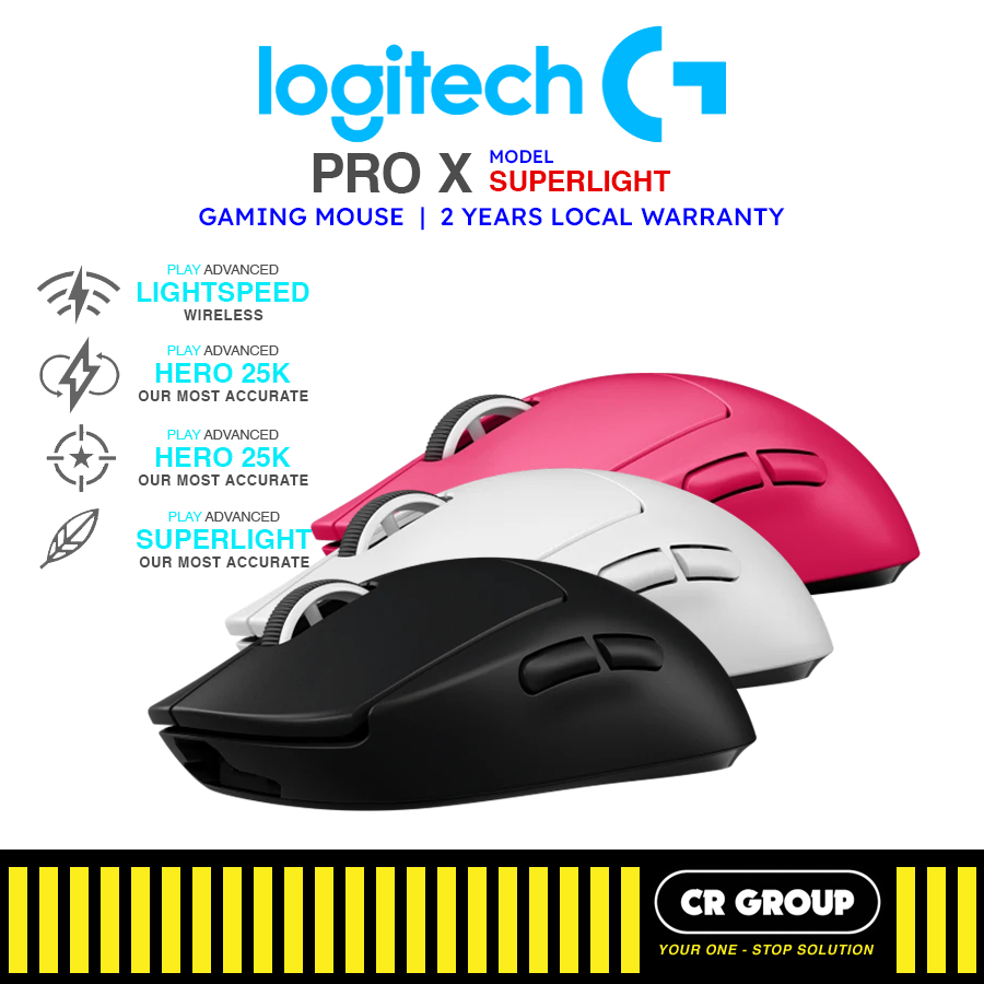 Logitech G Pro X Superlight - PRO Gaming Mouse - LIGHTSPEED Wireless ...