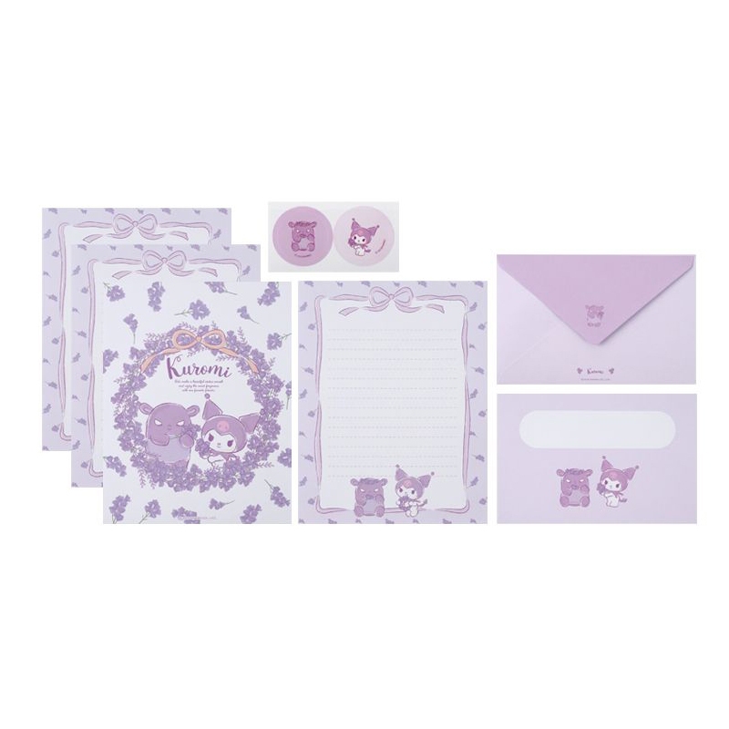 Sanrio Character Letter Paper Envelope Sticker Set Stationery Writing ...