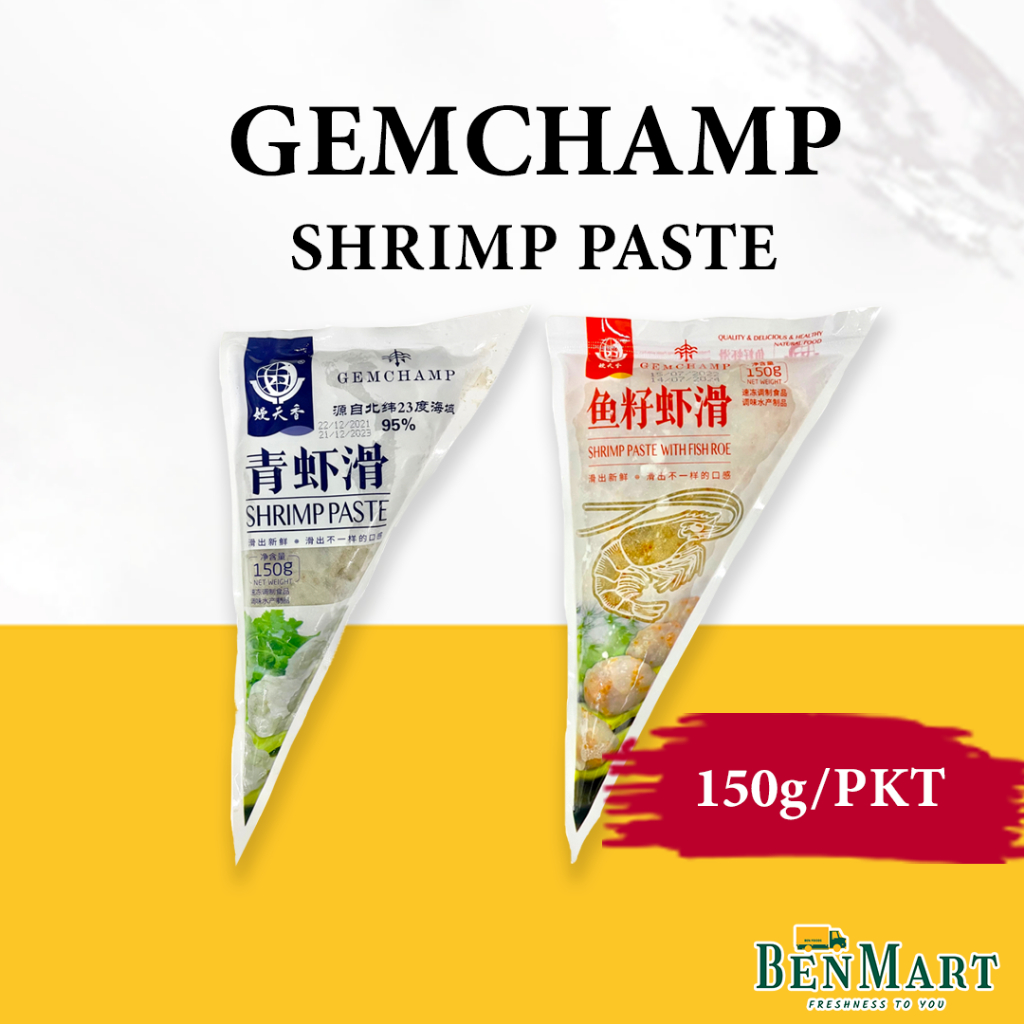 [BenMart Frozen] Shrimp Paste (Original/Fish Roe) 150g - Steamboat ...