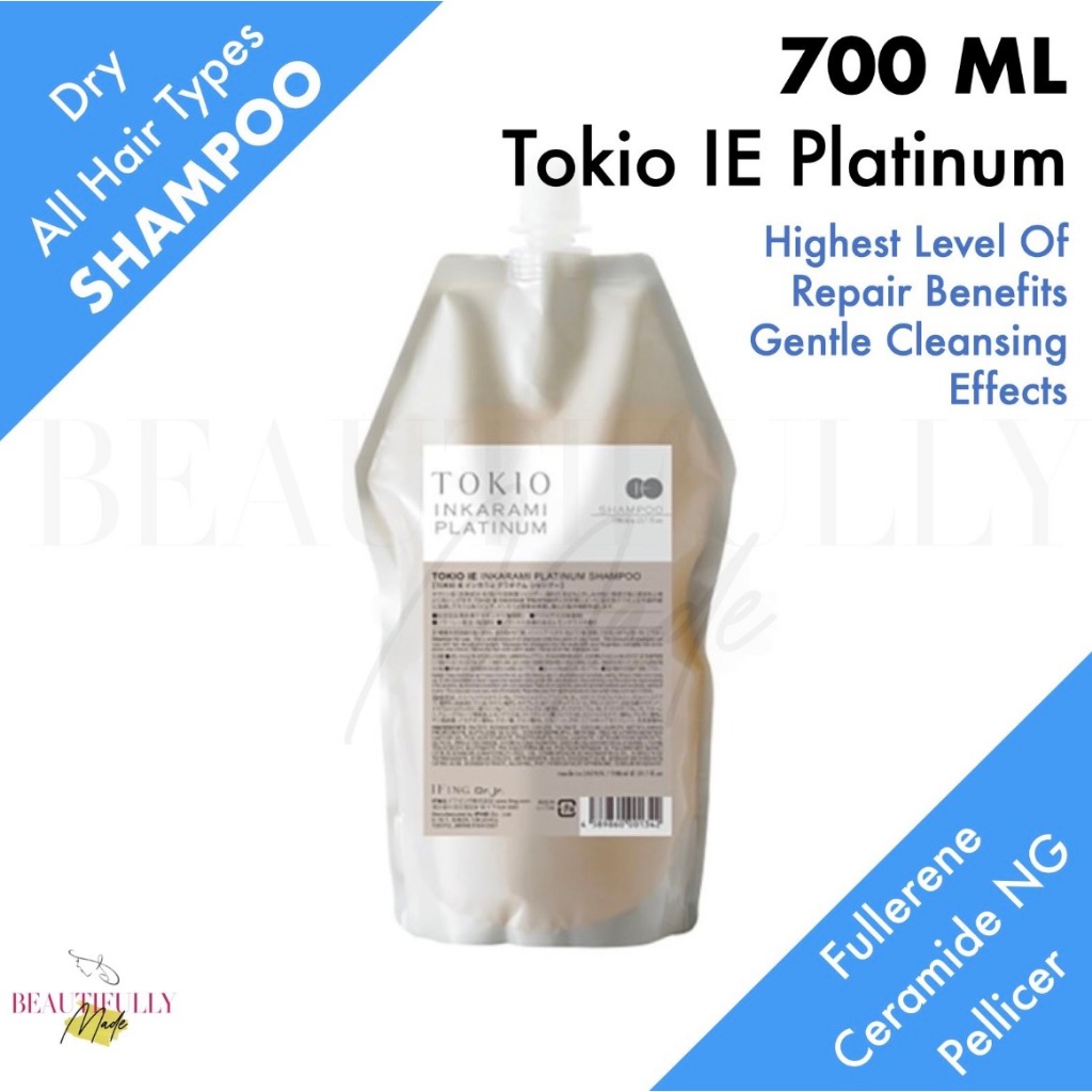 Tokio IE Inkarami Platinum Shampoo 700ml Refill - For All Hair Types ...
